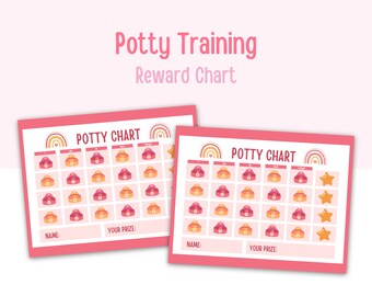 Girl Potty Training Chart - Etsy