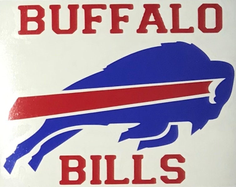 Buffalo Bills Vinyl Digital Cut Car Decal Sticker for Car, Laptop, Ipad ...