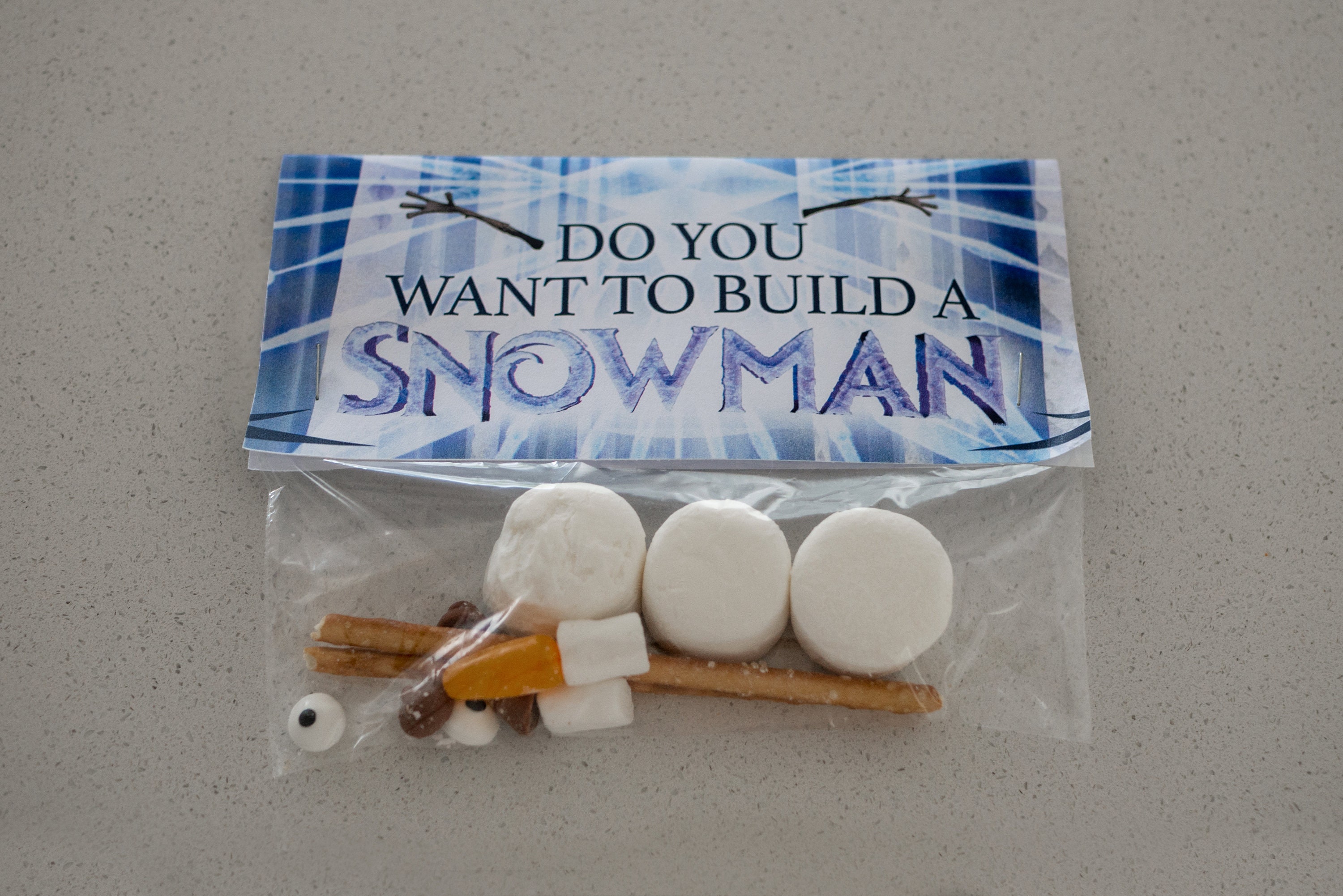 Do You Want to Build A Snowman Printable Frozen Themed Party Favour - Etsy