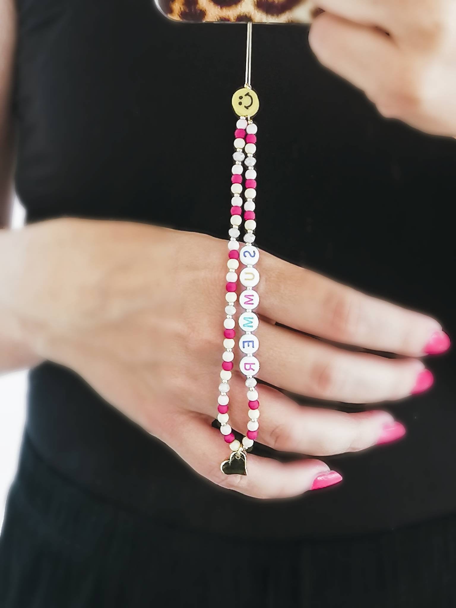 Bunte Handykette Handy Kette Perlen Phone Chain Handy Band | Etsy