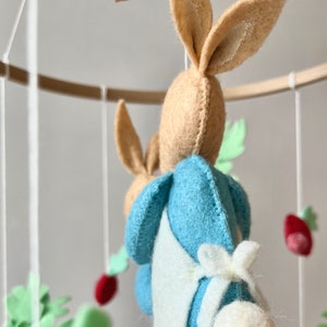 Custom Order for Erin , Peter Rabbit , Nursery Mobile Bunny ...
