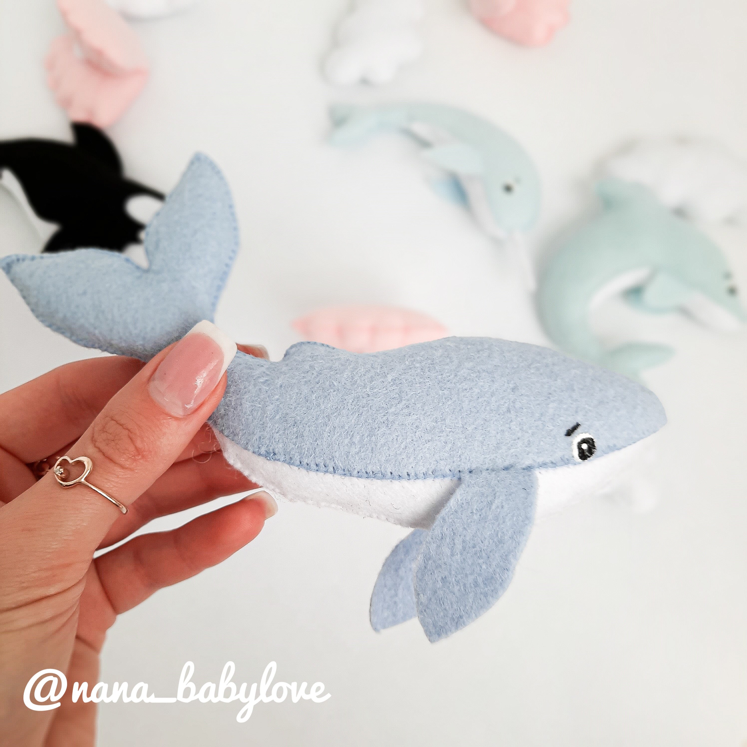 Blue Whale Whale Toy Ocean Toy Gift Boy Gift Girl - Etsy