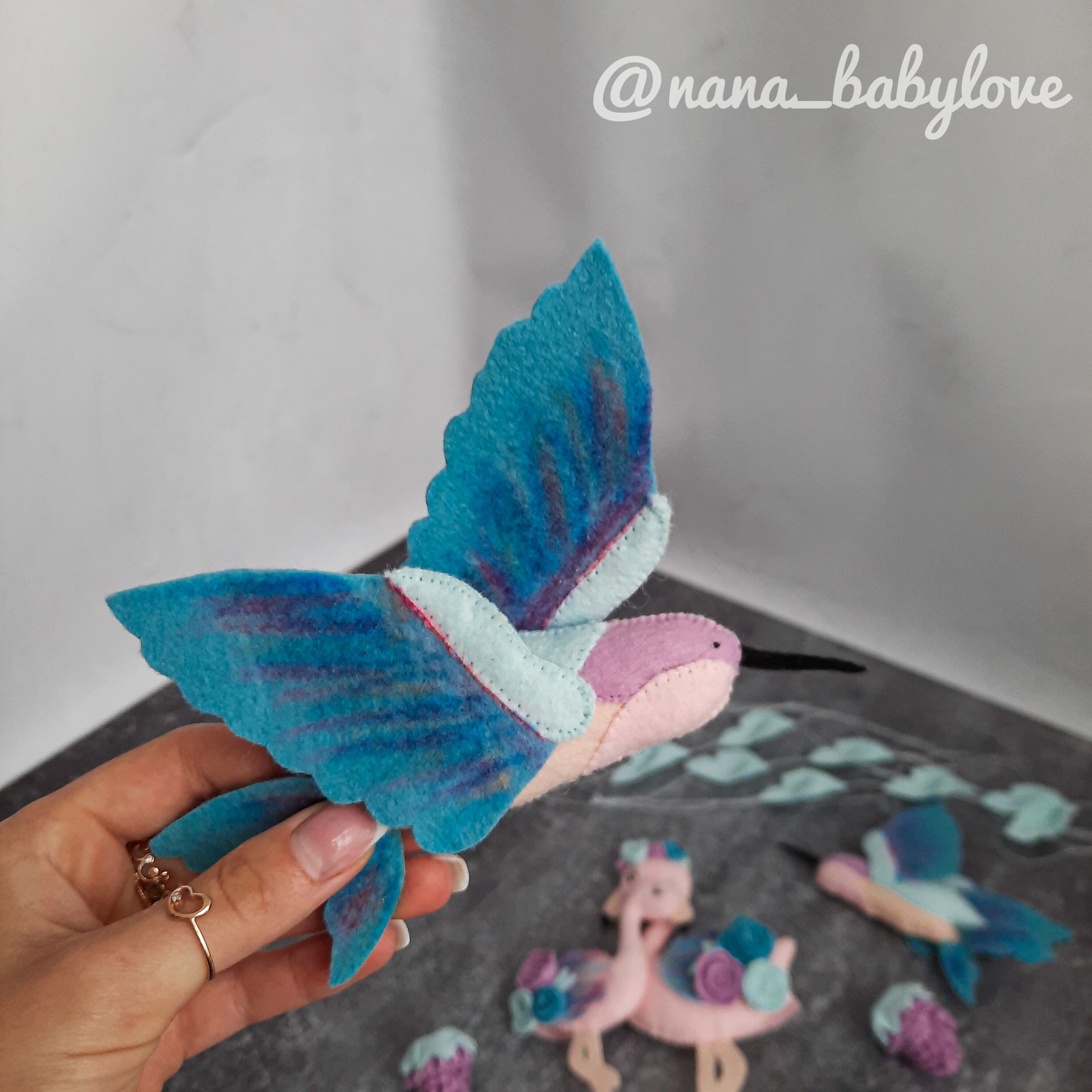 Hummingbirds Toys Tropical Toys Decor Toys Gift for Baby Girls | Etsy