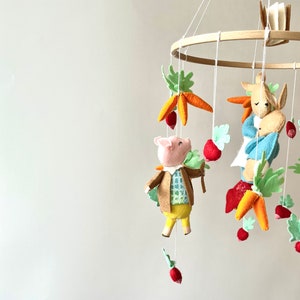 Custom Order for Erin , Peter Rabbit , Nursery Mobile Bunny ...
