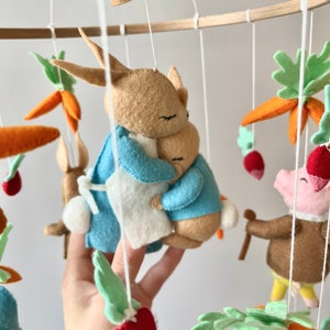 Custom Order for Erin , Peter Rabbit , Nursery Mobile Bunny ...