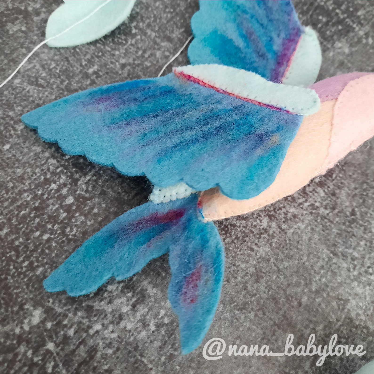 Hummingbirds Toys Tropical Toys Decor Toys Gift for Baby Girls Felt ...