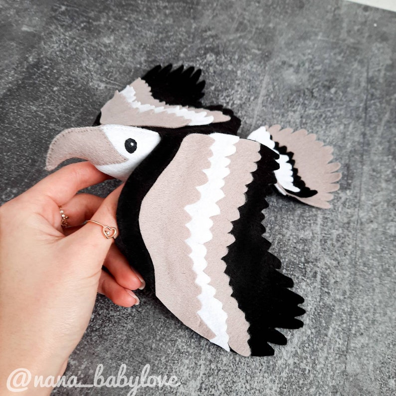 Eagle Toy Eagle Felt Symbol of America Blue Birds Big Bird - Etsy