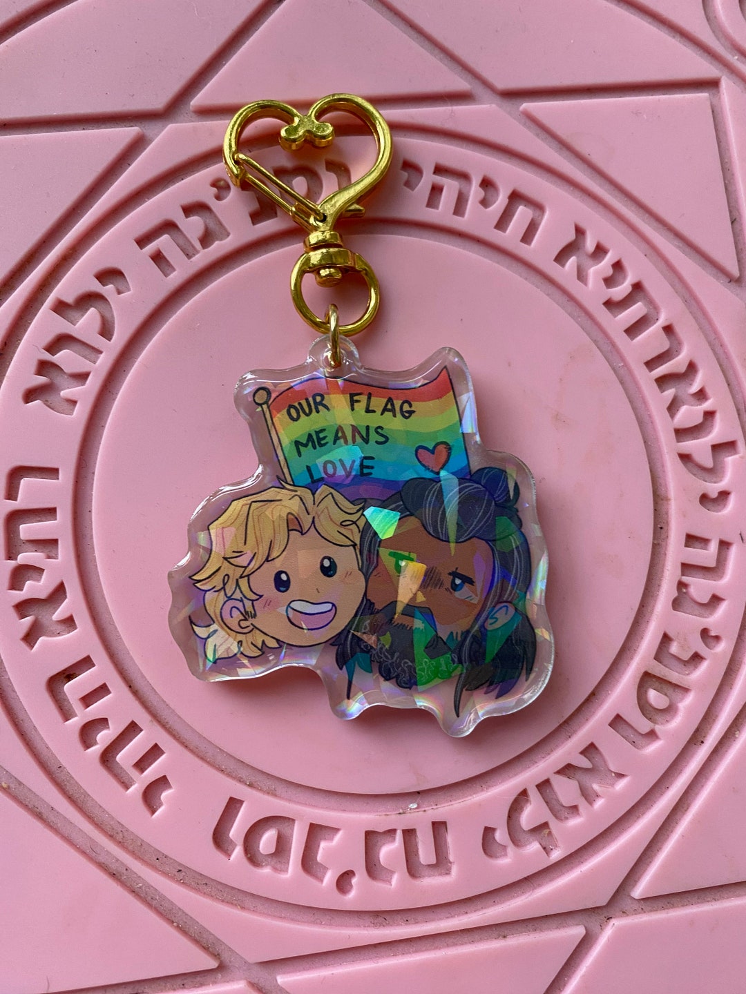 OFMD Our Flag Means Death Blackbeard Ed Stede Bonnet Keychain Charm - Etsy