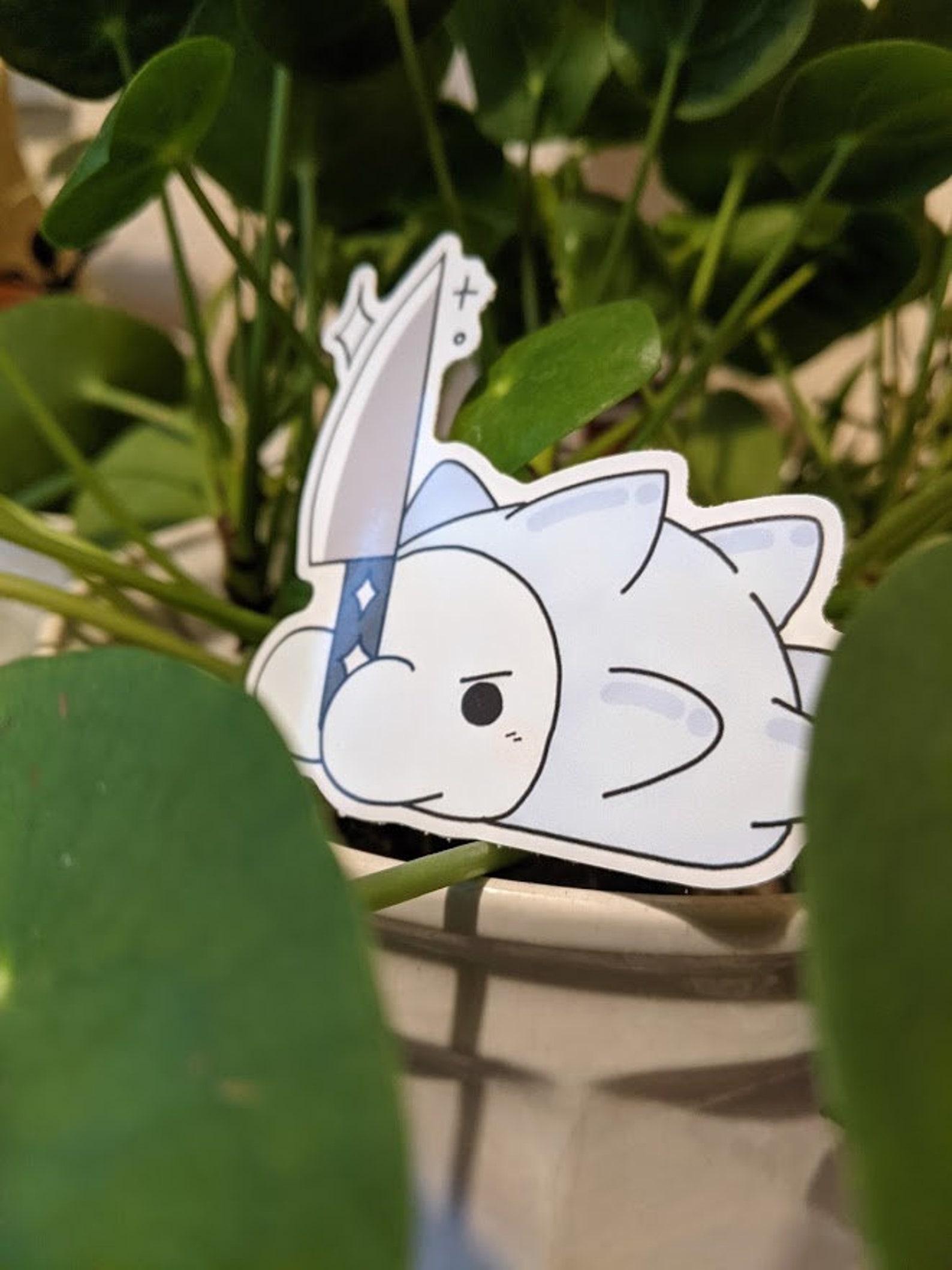 Knife Snom Sticker - Etsy