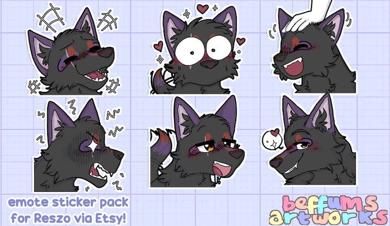 Custom Emotes / Stickers for Telegram Discord Twitch Etc - Etsy