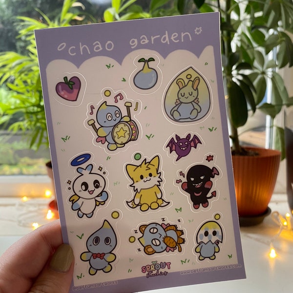 Sonic Chao Garden Sticker - Etsy