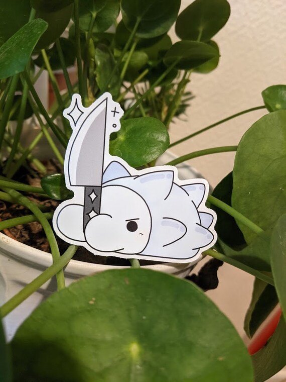 Knife Snom Sticker - Etsy