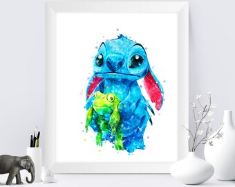 Stitch poster | Etsy