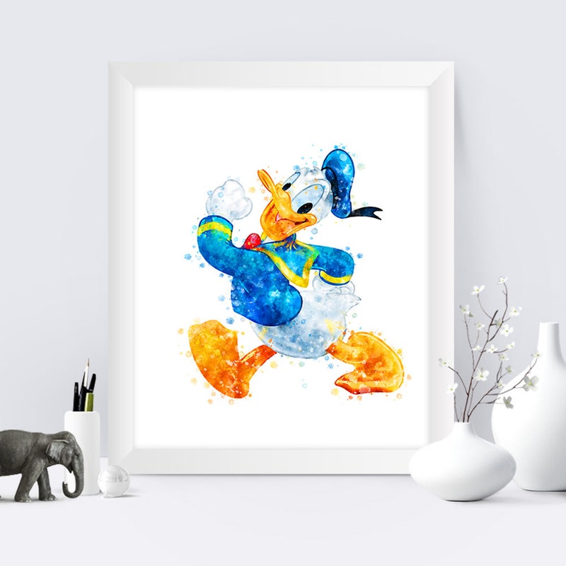 Donald Duck Poster - Etsy