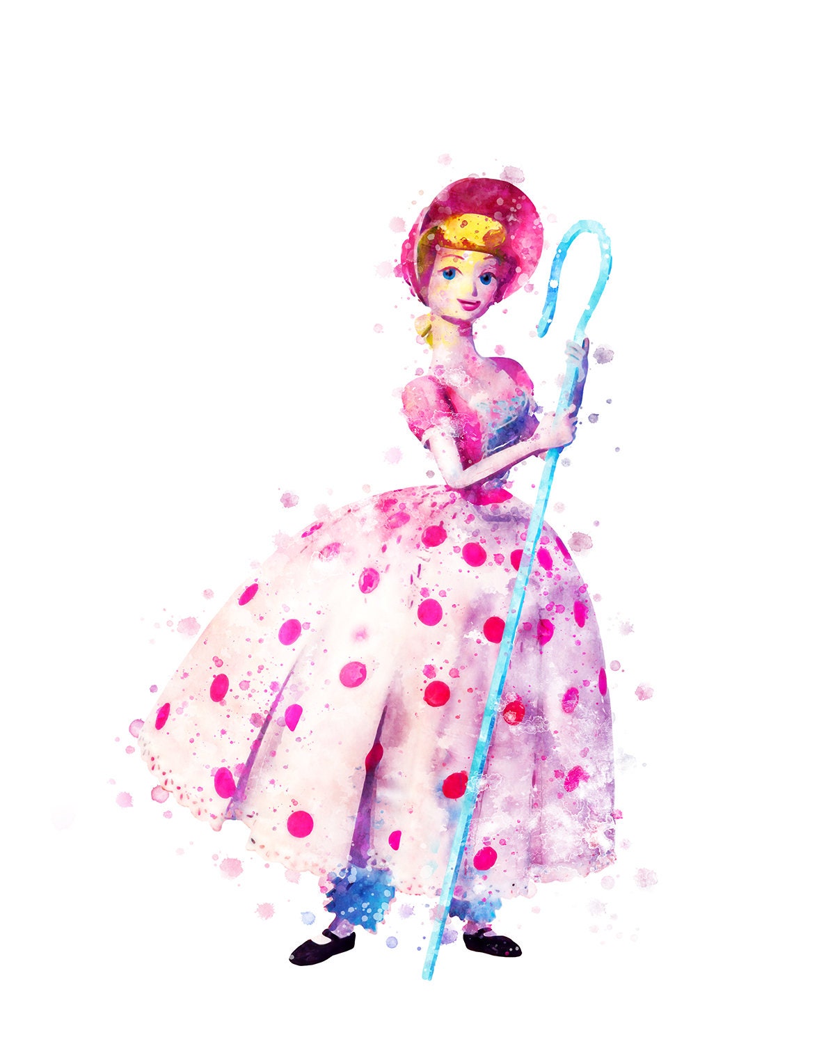 Bo Peep Art Print Toy Story Printable Pixar Poster Toy Story Bo Peep ...
