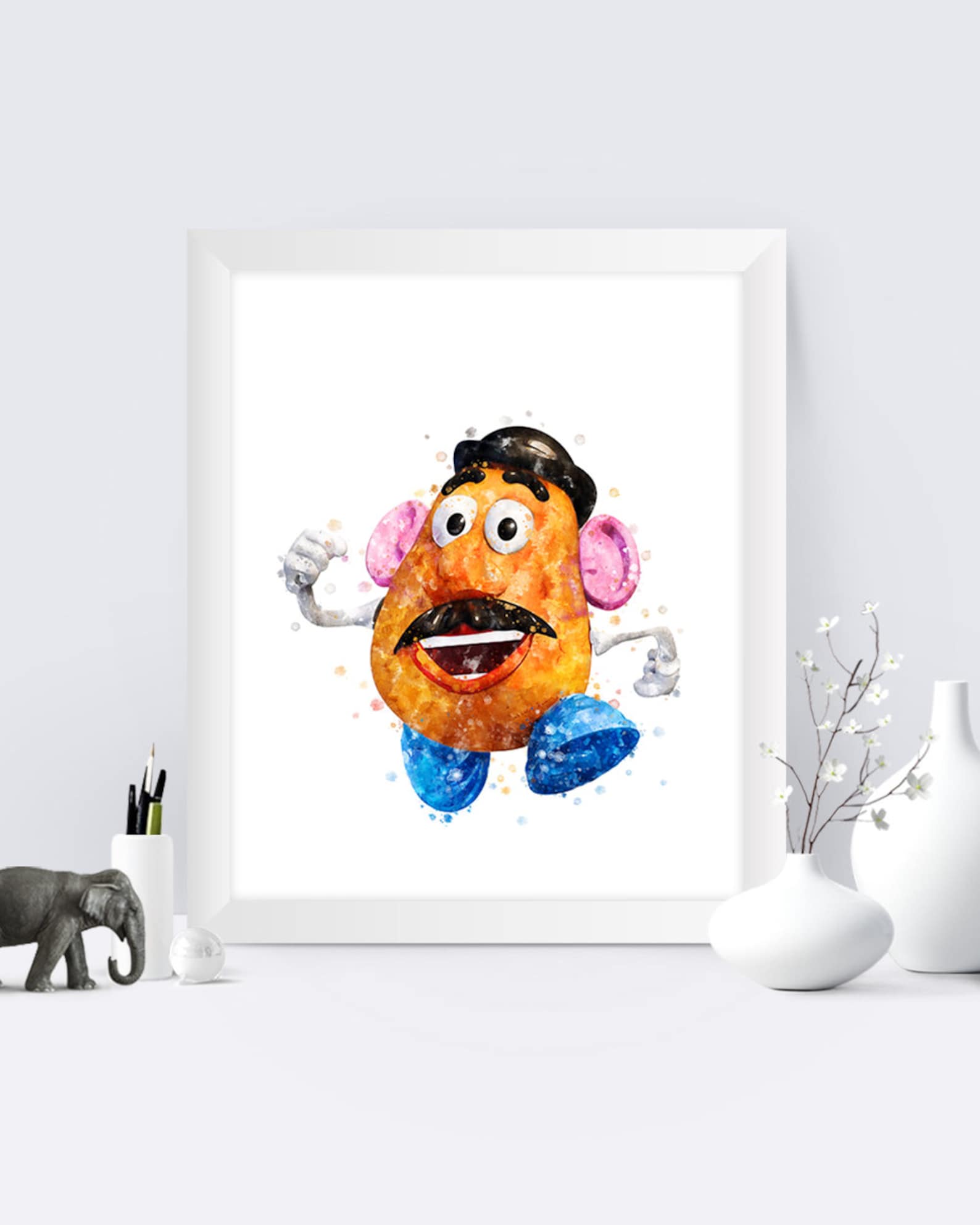 Mr Potato Head Print Toy Story Printables Mr Potato Head Watercolor Toy ...