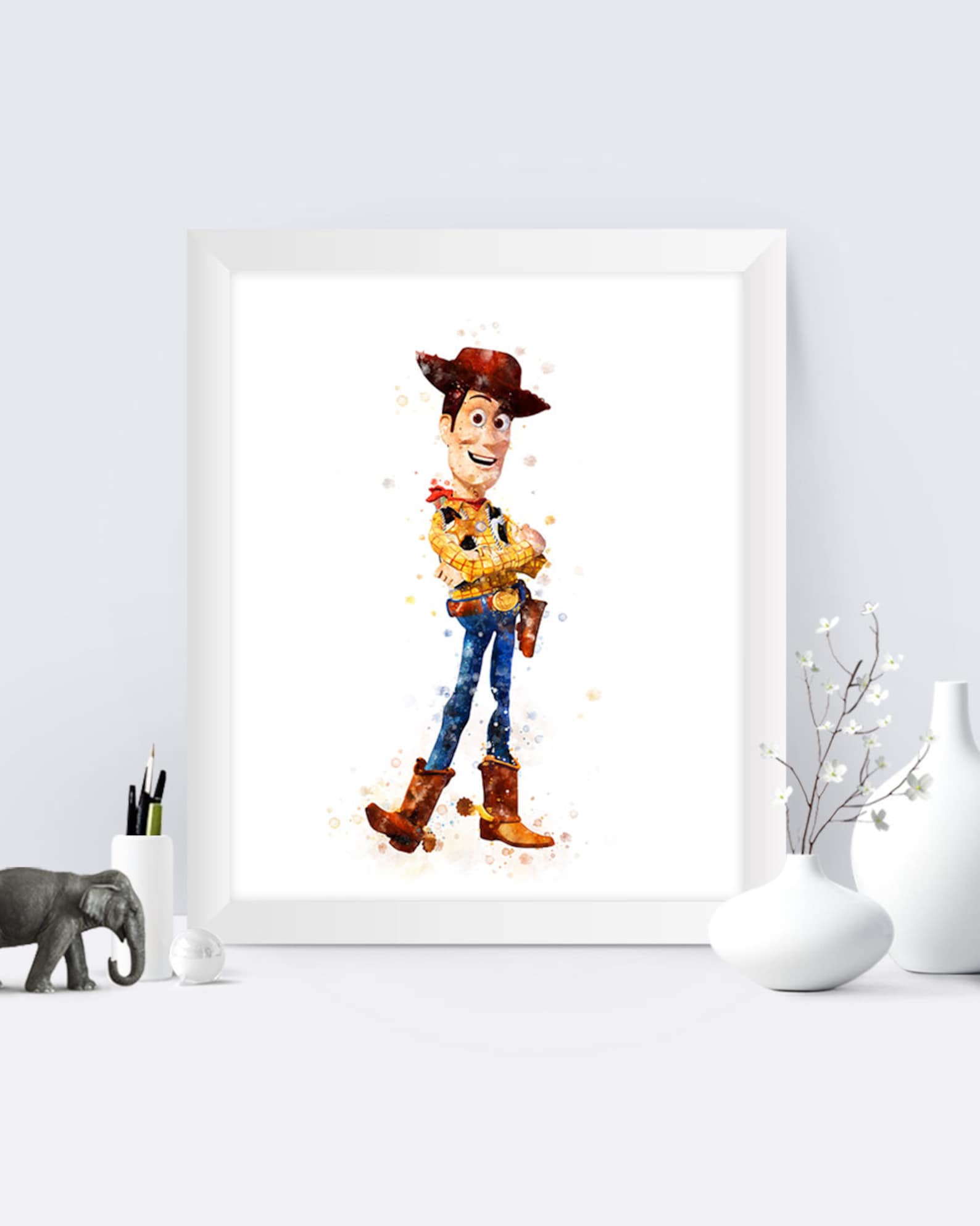 Toy Story Woody Watercolor Toy Story Painting Woody Art Prints Toy ...