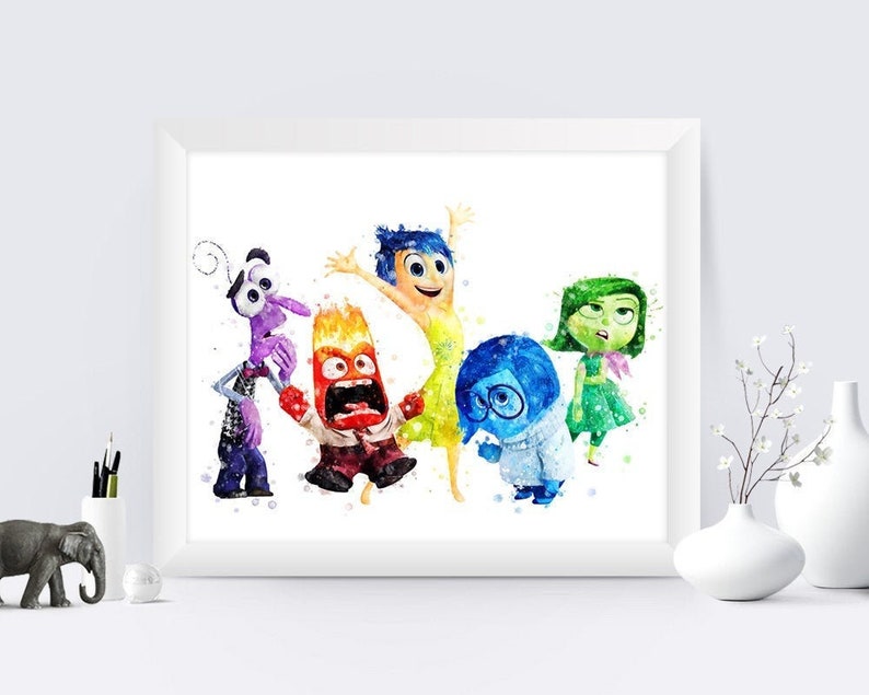 Inside Out Print Pixar Inside Out Joy Sadness Printable Disgust Anger ...