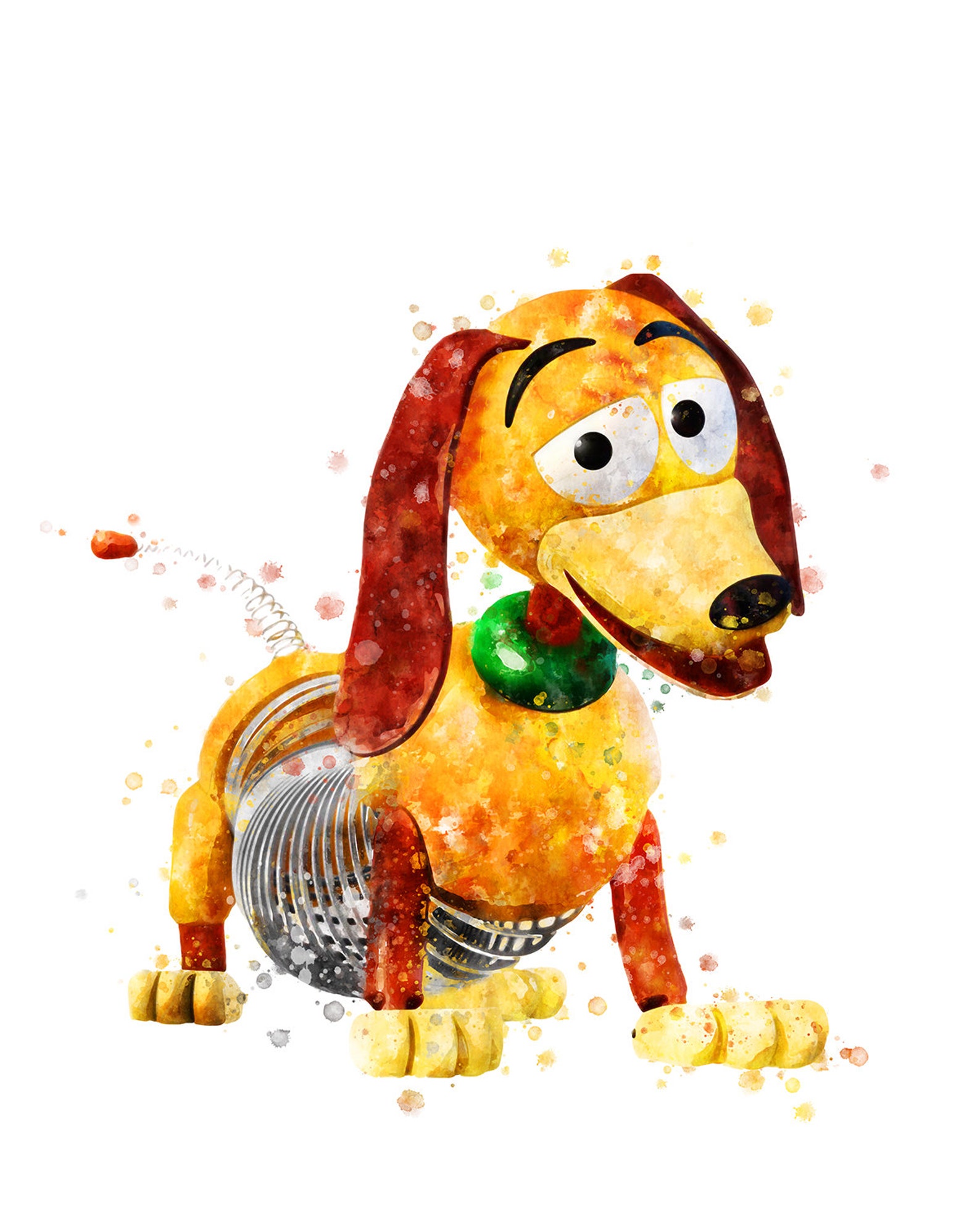 Toy Story Slinky Dog Art Print Toy Story Printable Slinky Dog - Etsy