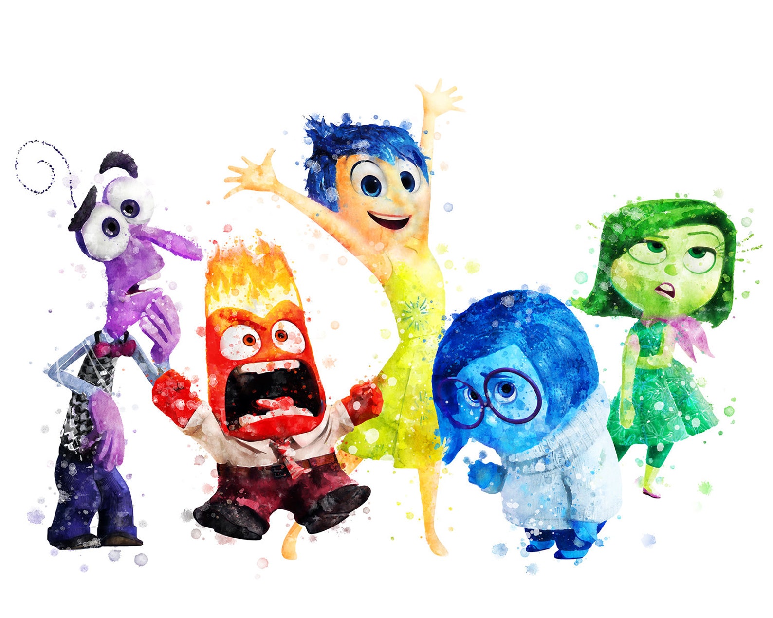 Inside Out Print Pixar Inside Out Joy Sadness Printable - Etsy