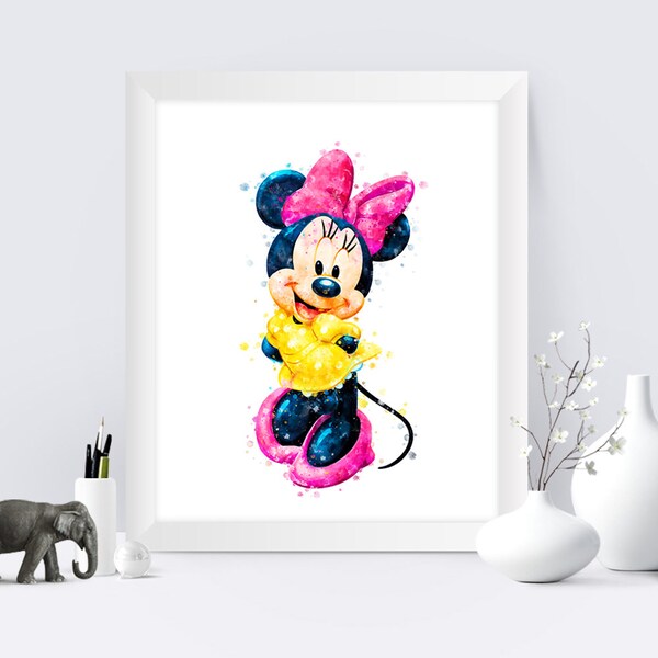 Minnie Mouse Print - Etsy