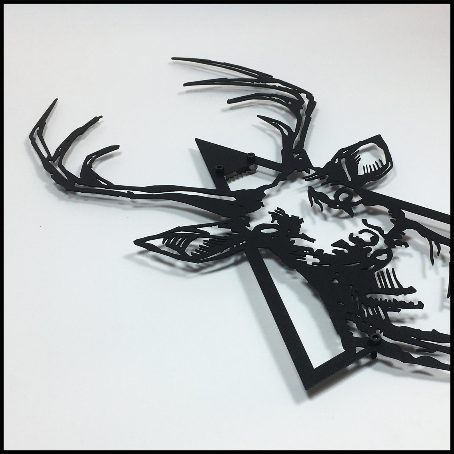 Deer v.3 Metal Deer Wall Art Deer Metal Wall Decor | Etsy