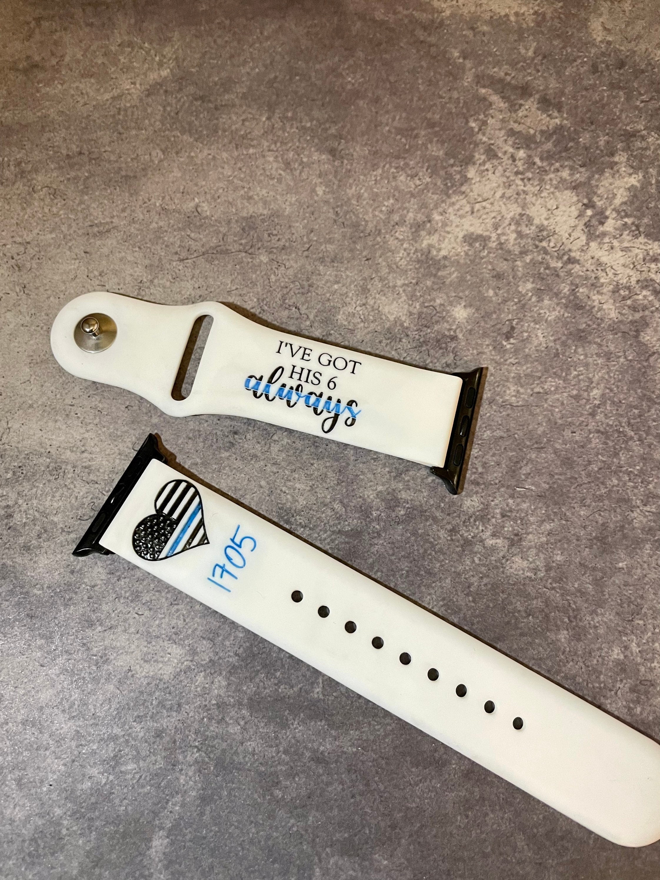 Smartwatch Silicone Bands Police Watch Band Watch Bands - Etsy