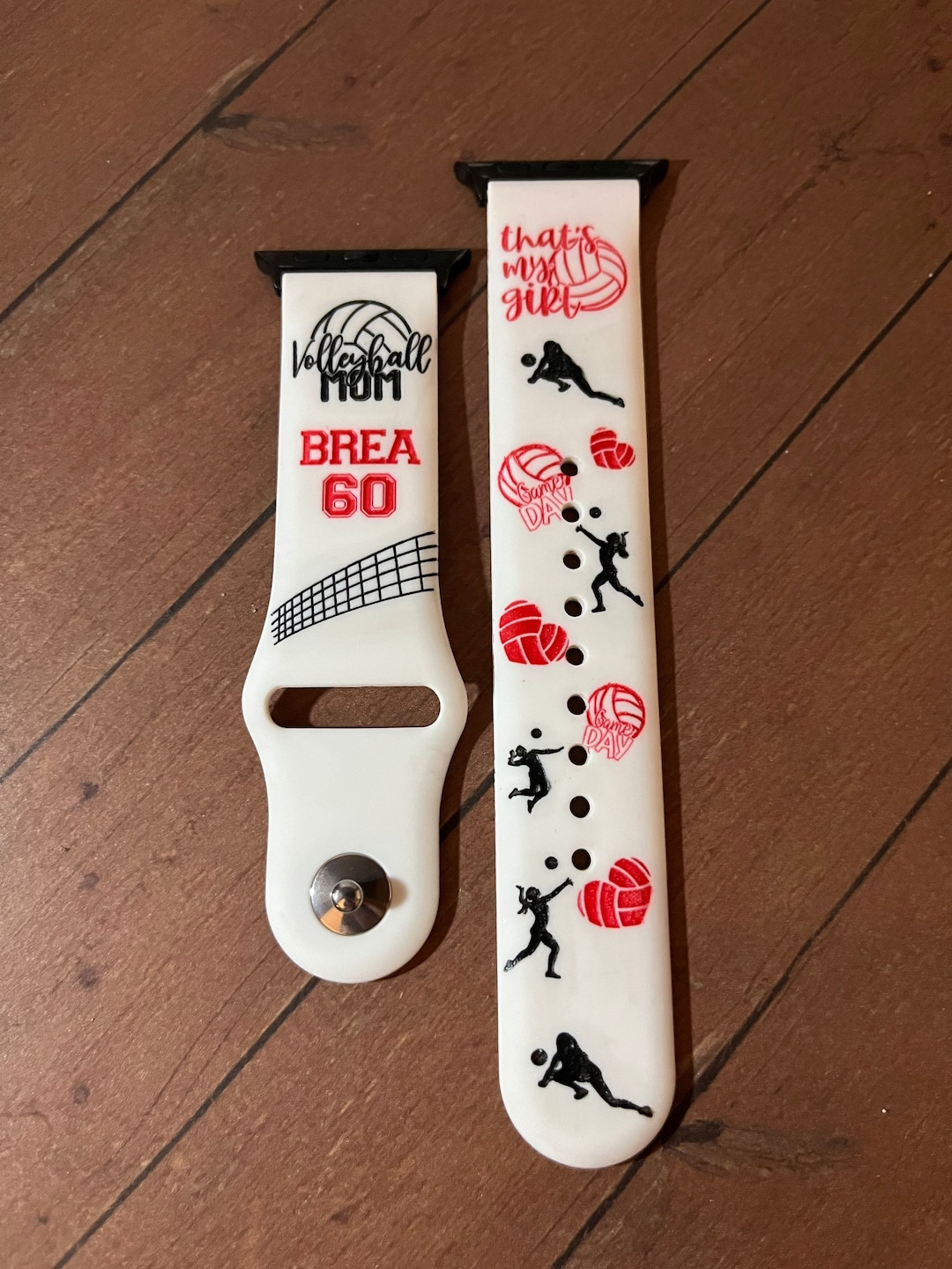 Smartwatch Silicone Bands, Volleyball Watch Bands, Volleyball ...