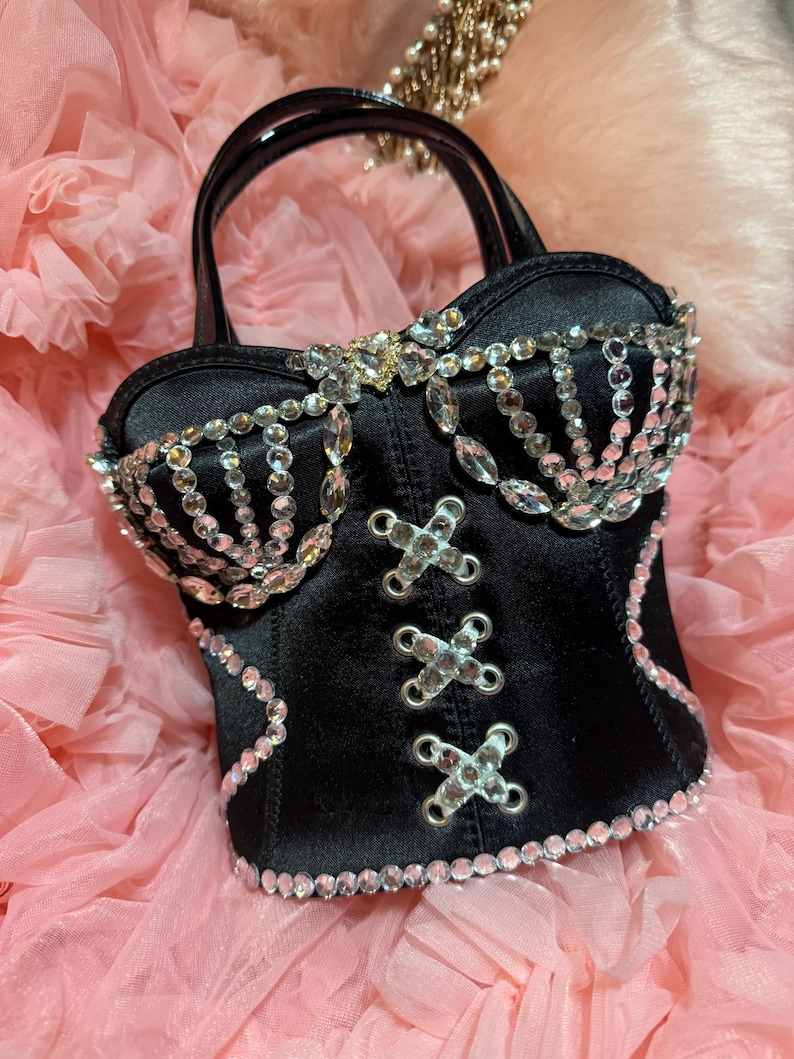 Vintage Showgirl Corset Bag - Etsy
