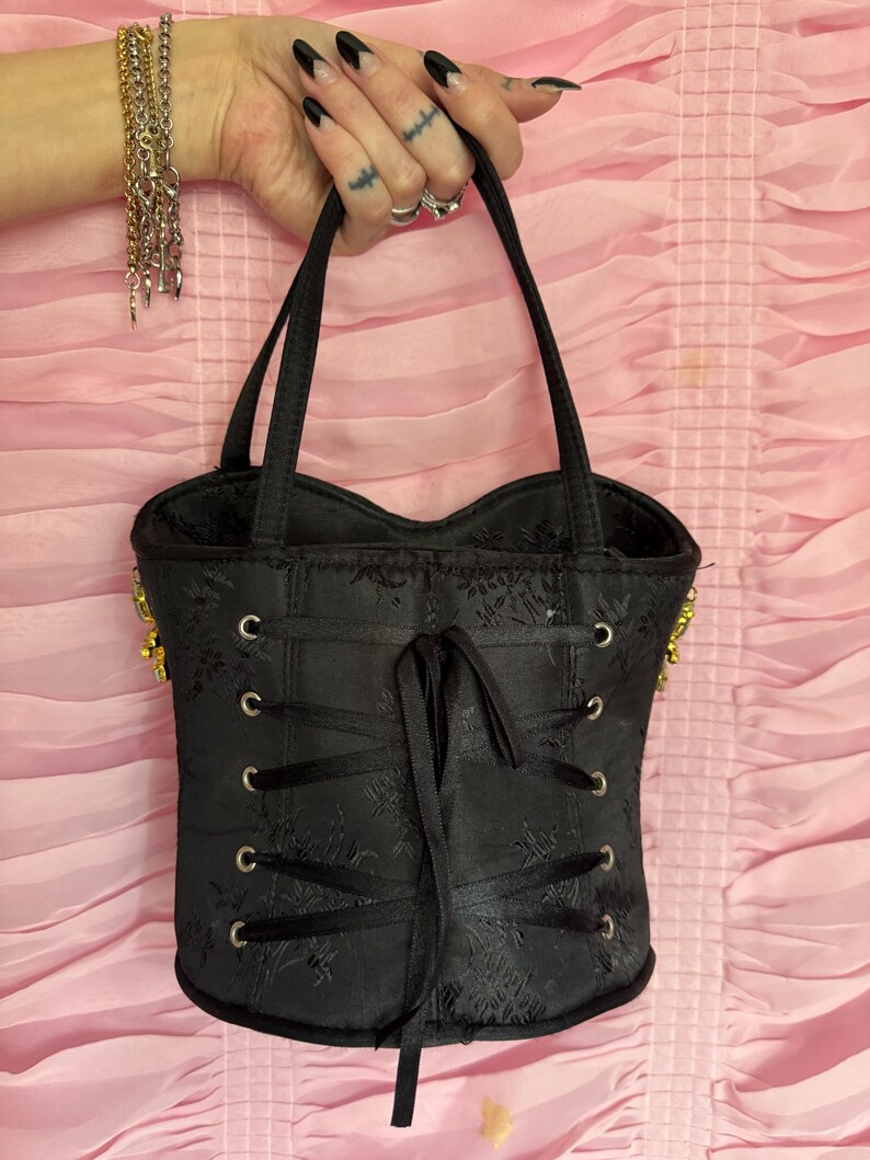 Vintage Showgirl Corset Bag - Etsy