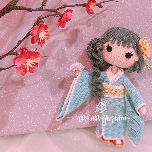 Mori Girl Doll Amigurumi Crochet Pattern Fairy Tale Kawaii - Etsy