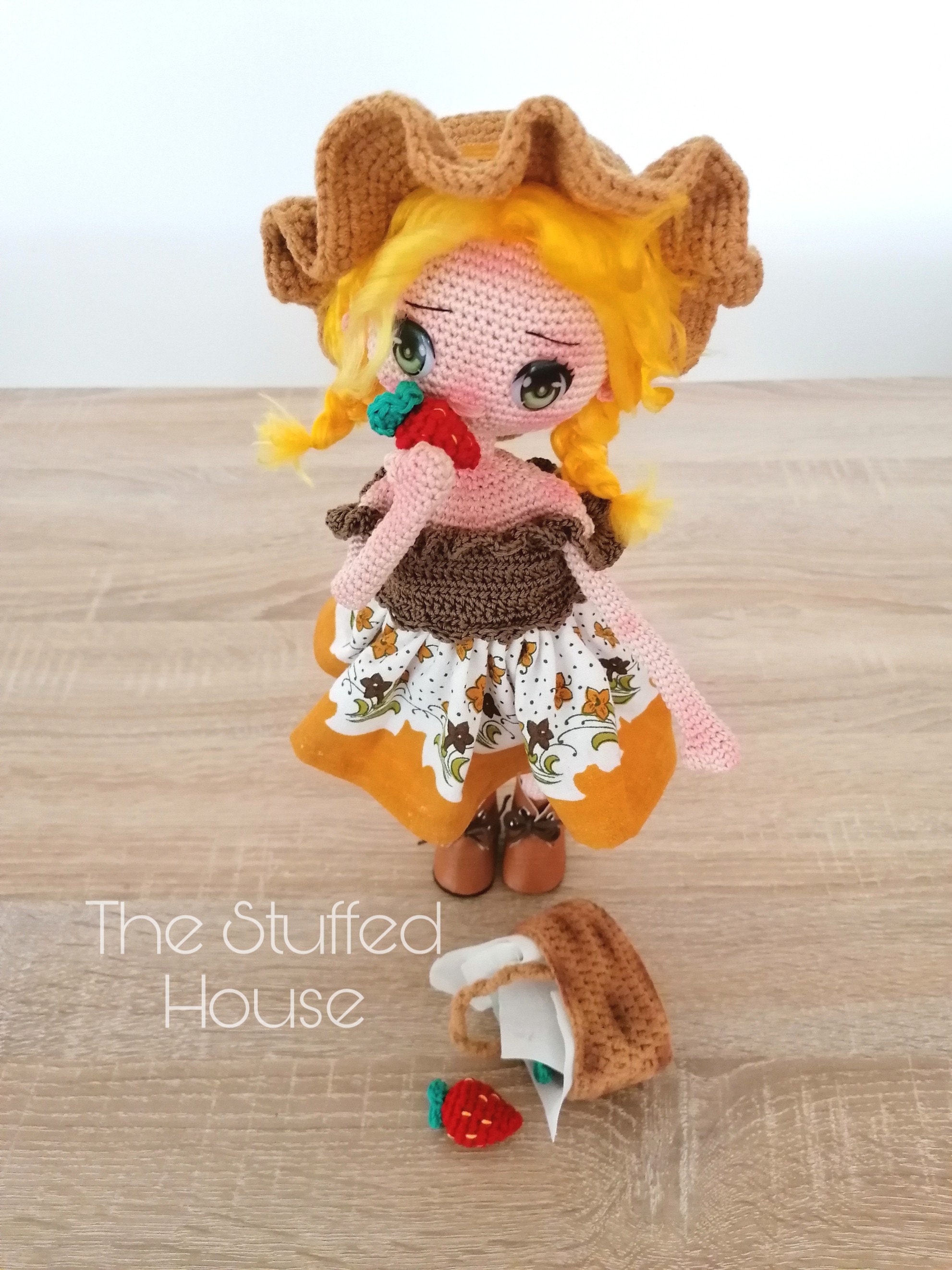 Amigurumi Doll Pattern Amigurumi Country Doll Two Crochet - Etsy