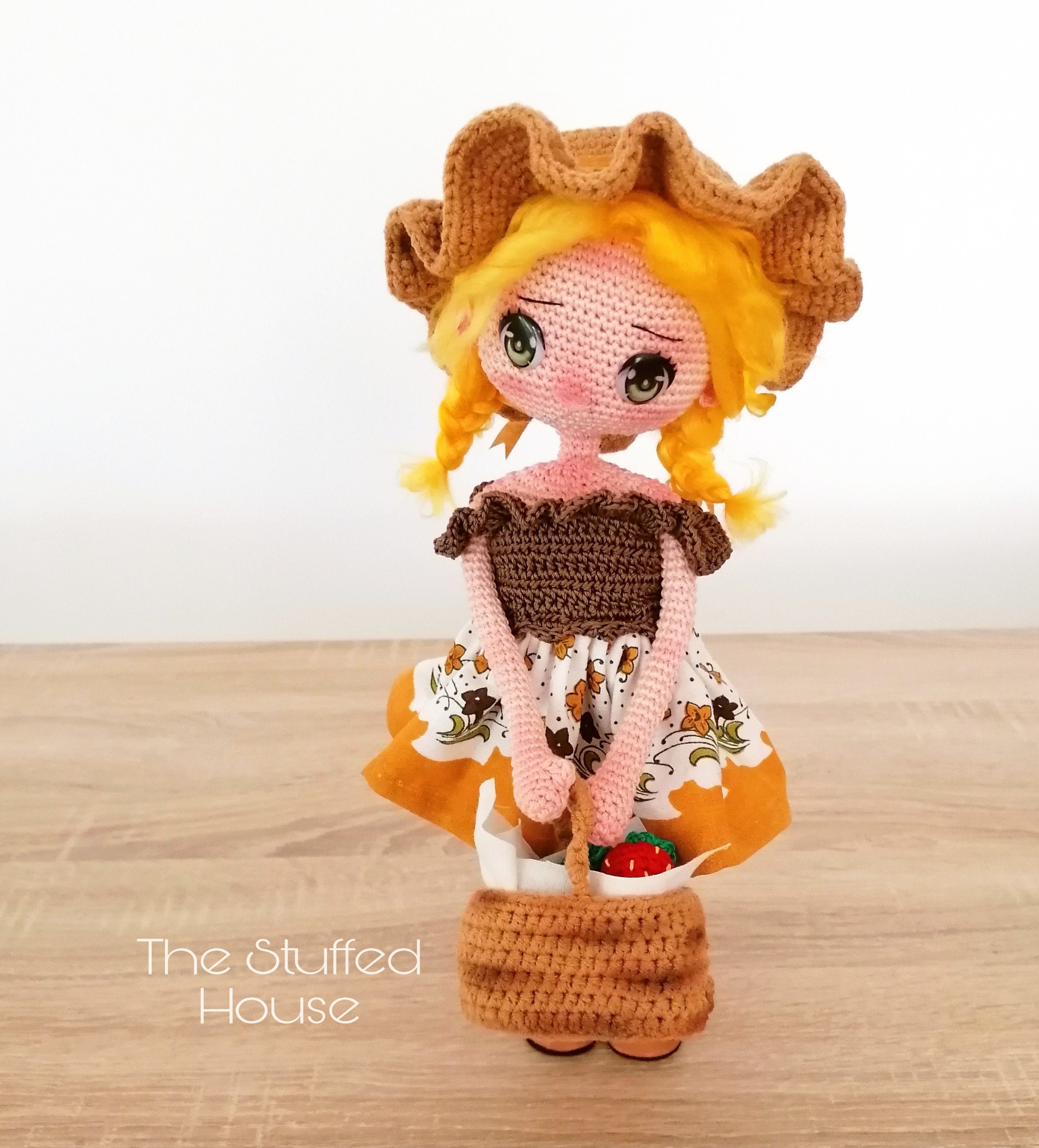 Amigurumi Doll Pattern Amigurumi Country Doll Two Crochet - Etsy