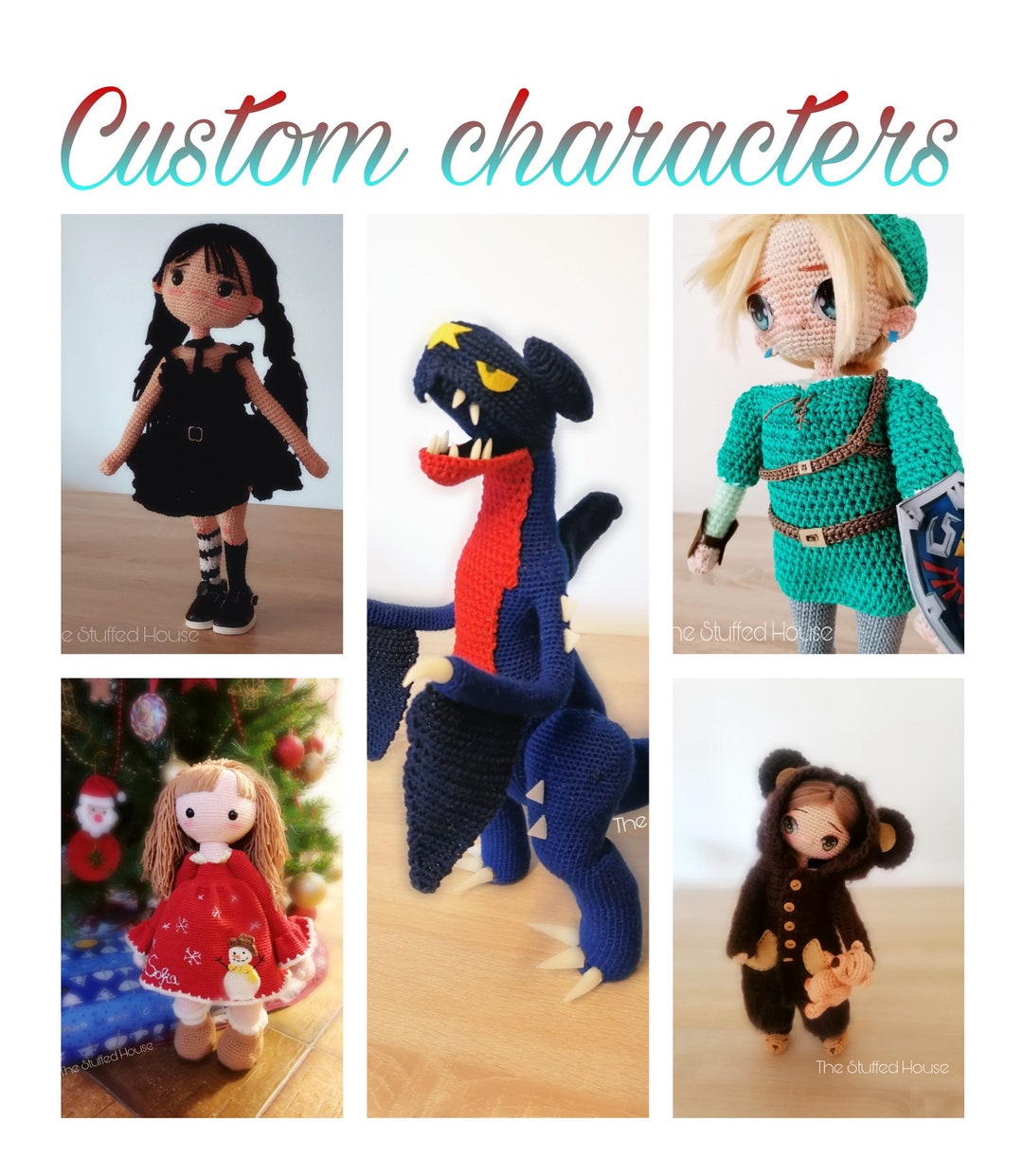 Custom Doll, Custom Characters, Characters From Drawing, Custom Plush ...