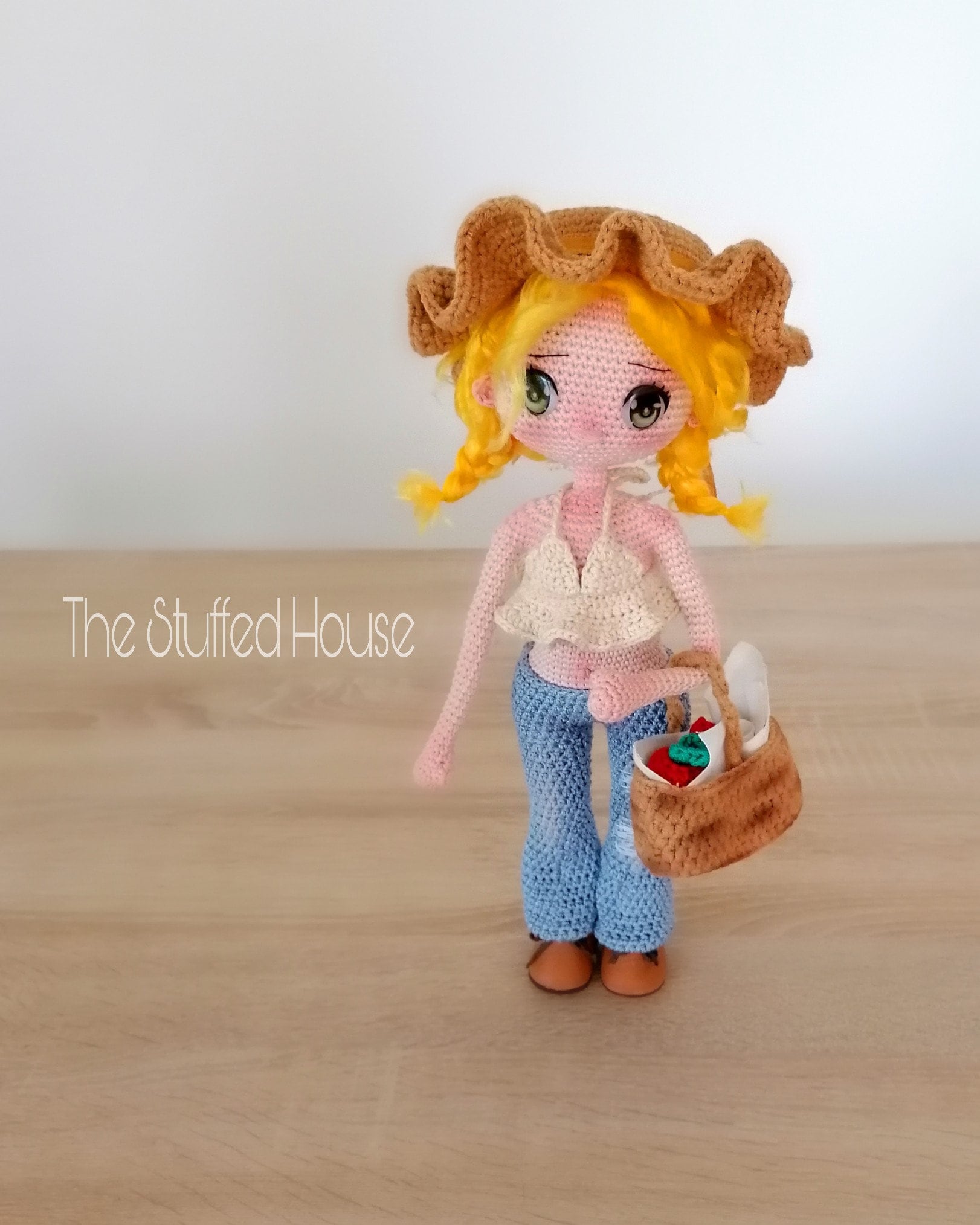 Amigurumi Doll Pattern Amigurumi Country Doll Two Crochet - Etsy