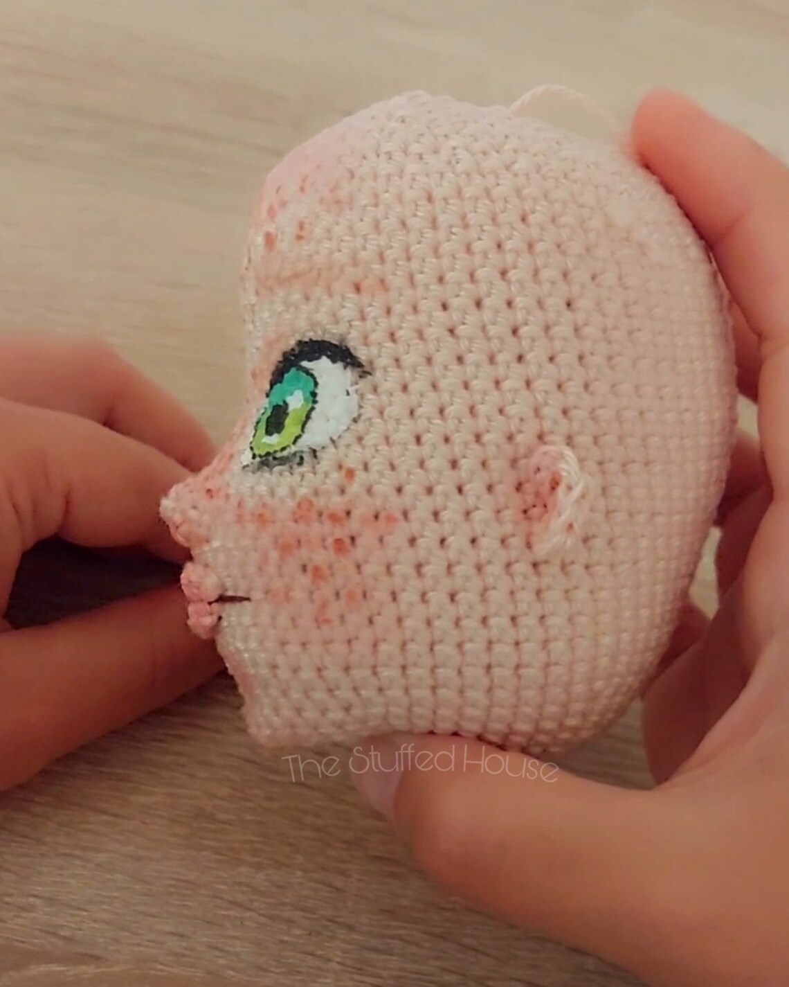 Amigurumi Doll Head Pattern in English Realistic Head for - Etsy