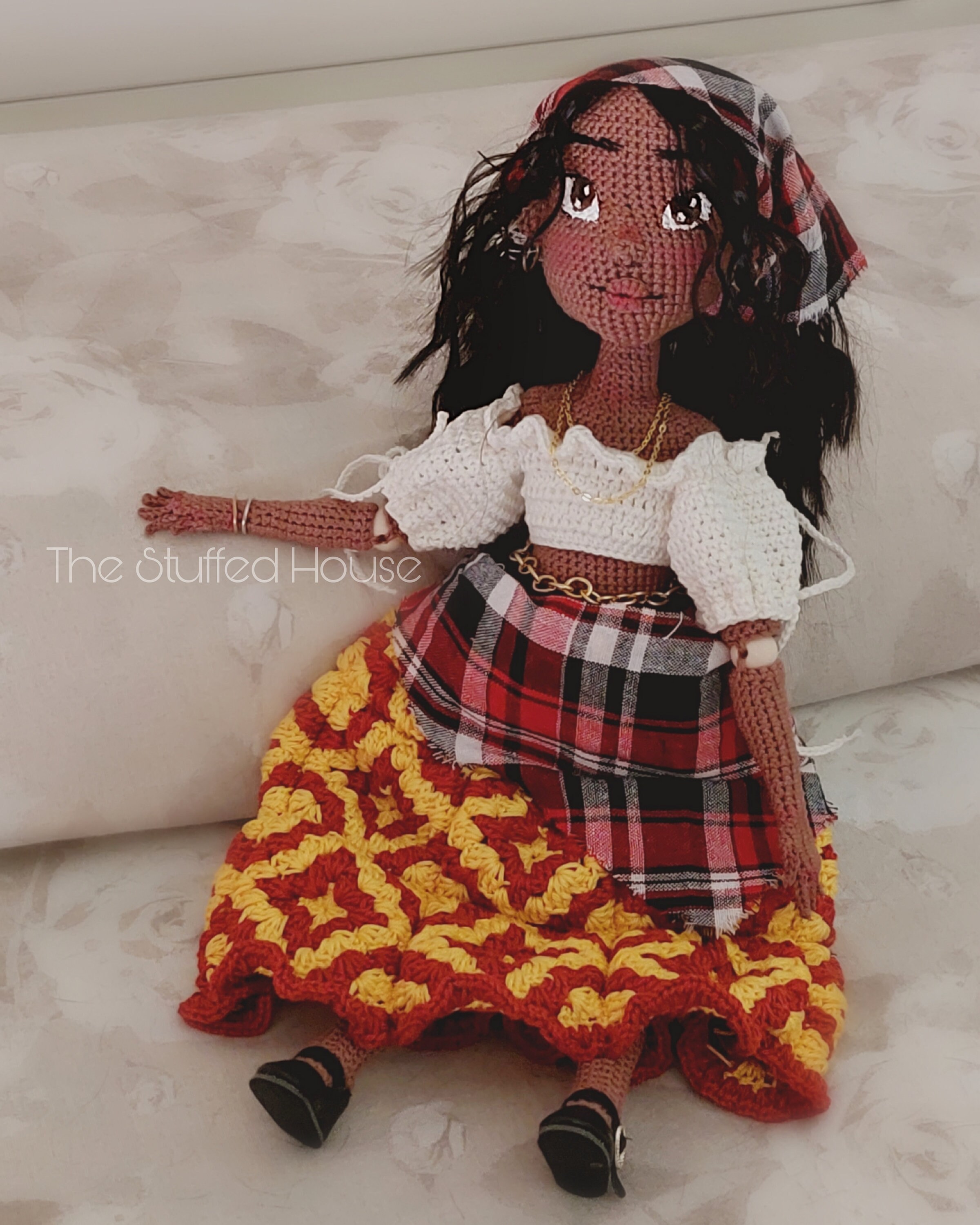 Gypsy Collectible Doll, Gypsy Doll, Ethnic Doll, Beautiful Black Doll ...