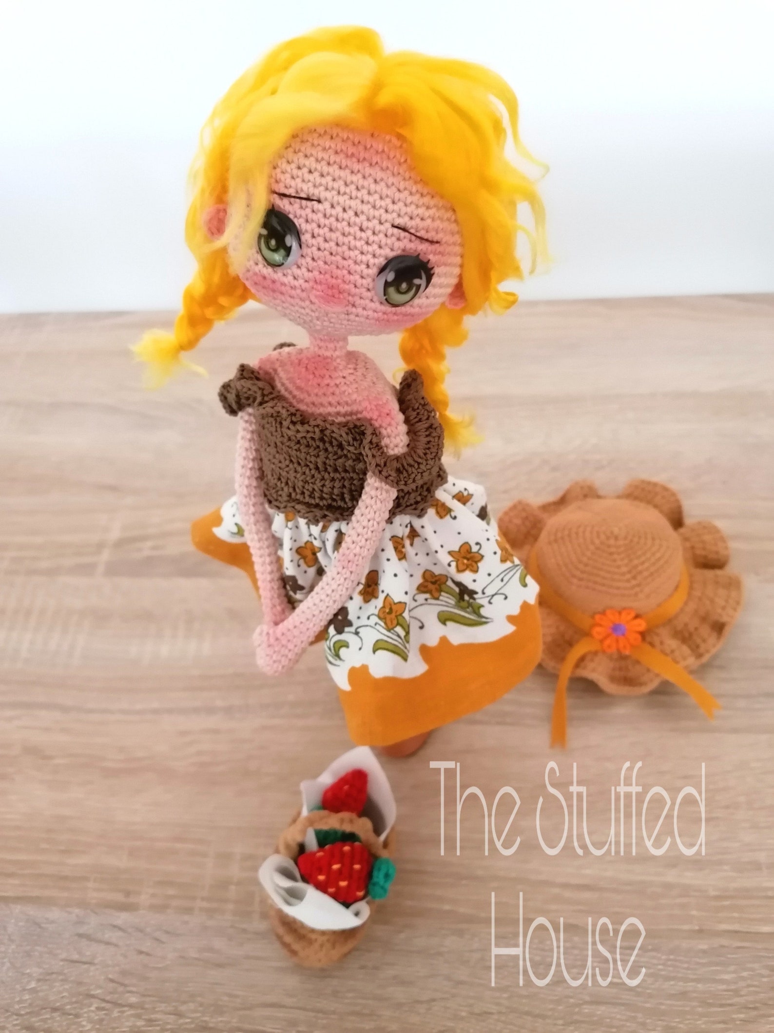 Amigurumi Doll Pattern Amigurumi Country Doll Two Crochet - Etsy