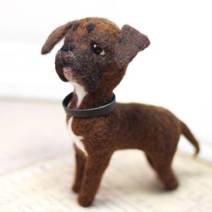 Realistic Personalized Figure of a Dog Using Felting Technique. A ...