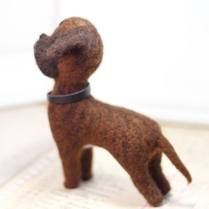 Realistic Personalized Figure of a Dog Using Felting Technique. A ...