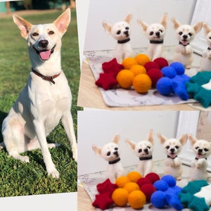 Customized Felted Baby Mobile. Nursery Felted Mobile With Dogs ...