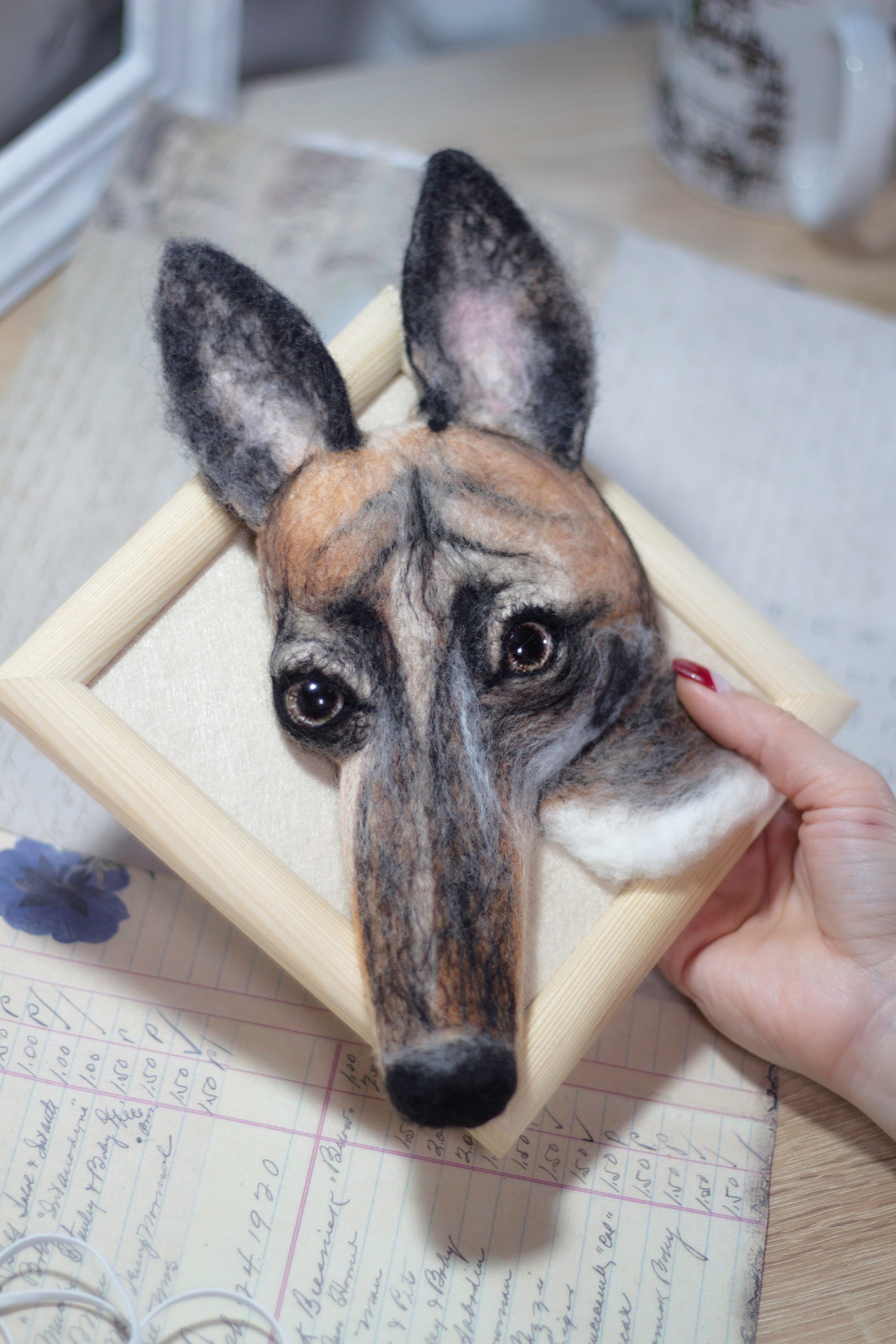 Retrato personalizado realista de un perro. Técnica de | Etsy