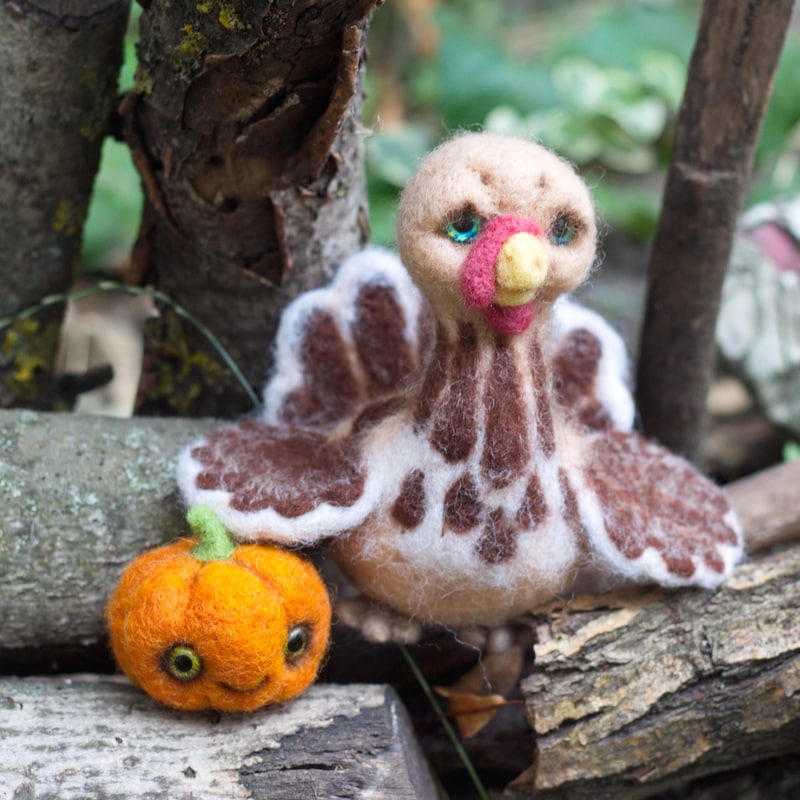 Turkey Figurine - Etsy