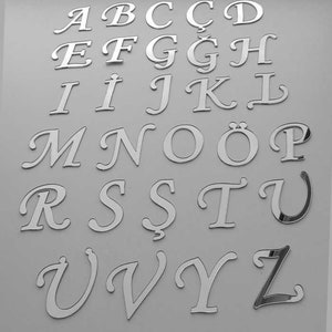 Acrylic Letters, Clear Acrylic Letters, Small and Large, Custom Letters ...