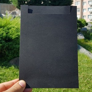 Black Acrylic Wedding Invitation, Black Envelope, Gold Monogram, Gold ...