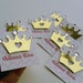 Crown Name Tag,crown Wedding Gift Tag,crown Kids Tag,crown School Tags ...