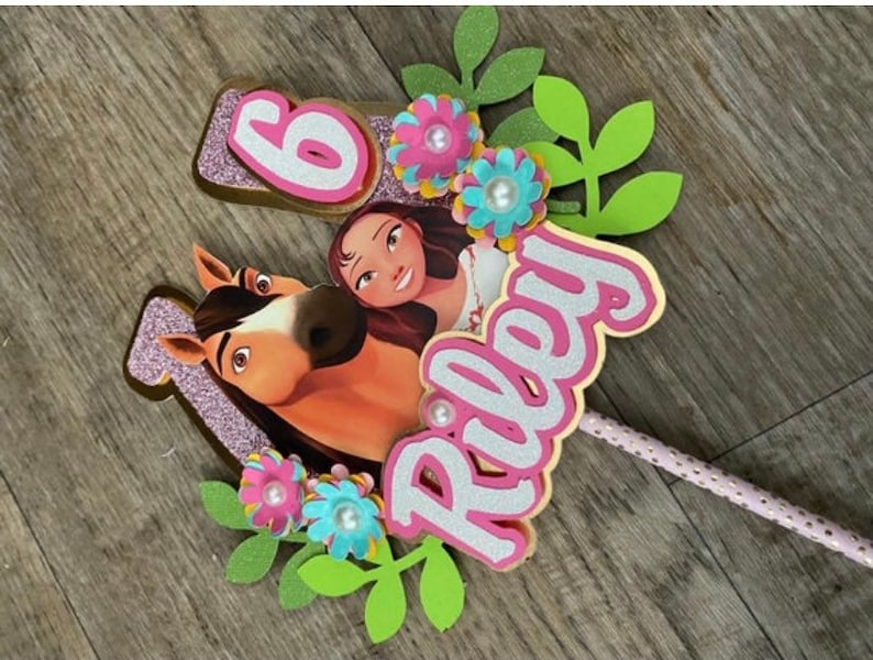 Spirit Cake Topper Lucky and Spirit Cupcake Toppers Spirit | Etsy