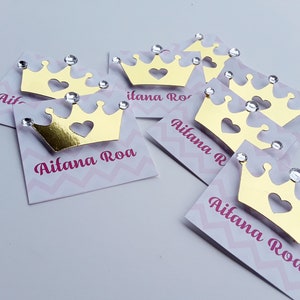 Crown Name Tag,crown Wedding Gift Tag,crown Kids Tag,crown School Tags ...