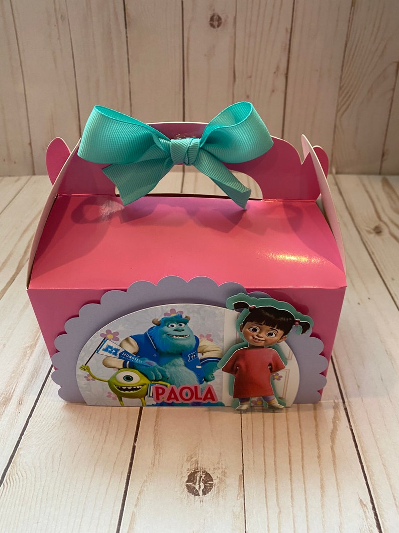 Monster Inc Favor Box Monsters Inc Boxmonsters Inc | Etsy