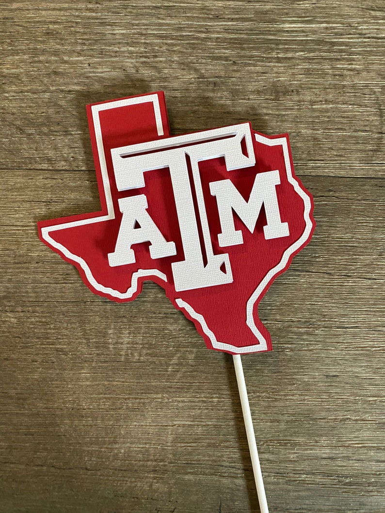 Texas Toppertexas Cake Texas Universitytexas - Etsy